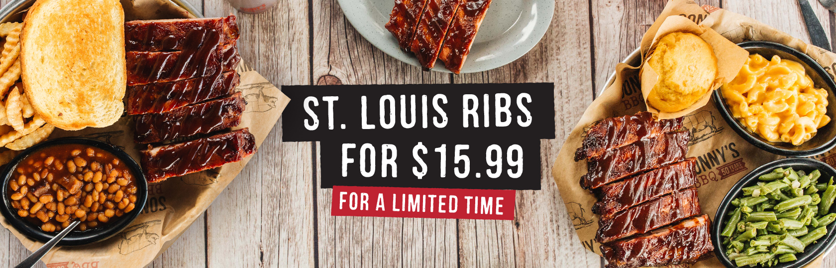 Sonny's Serves Up Specially-Priced St. Louis Ribs for a Limited Time ...