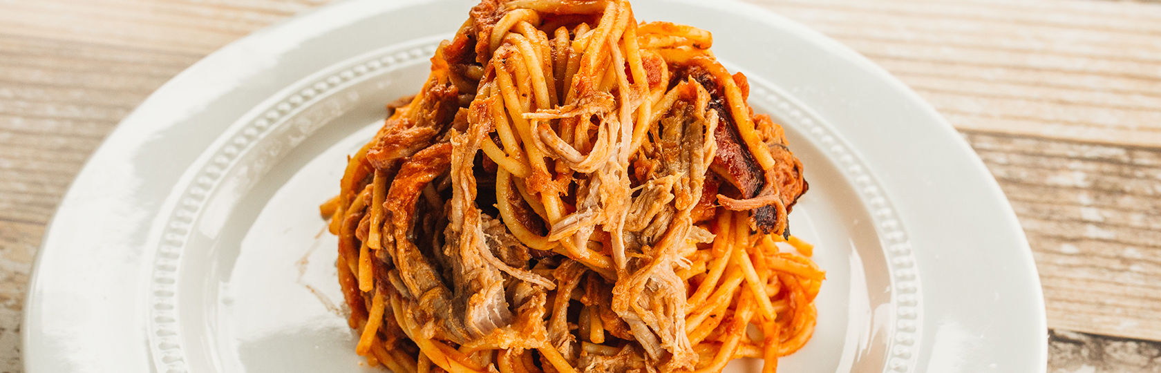 Pulled Pork Spaghetti - Sonny's BBQ